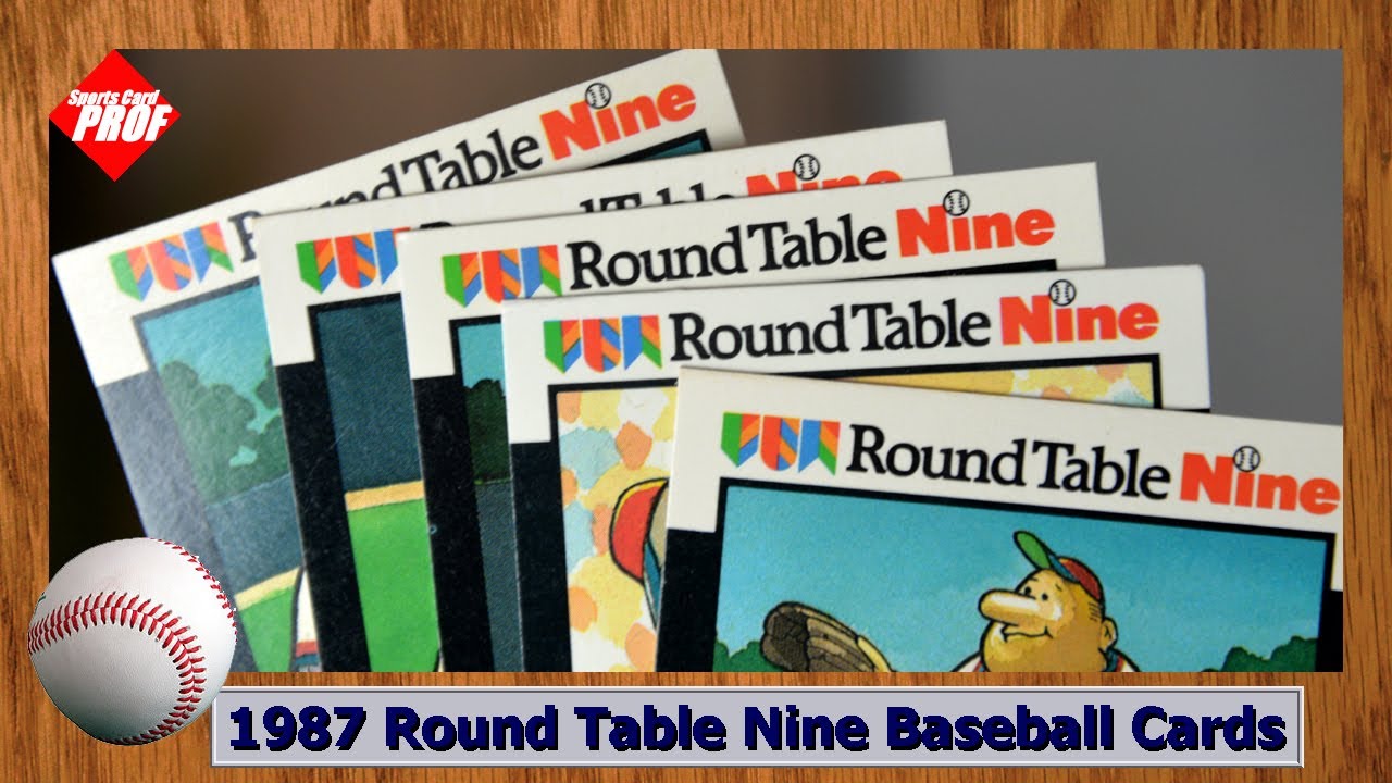 My First Baseball Card, the Round Table Nine Card Set - YouTube