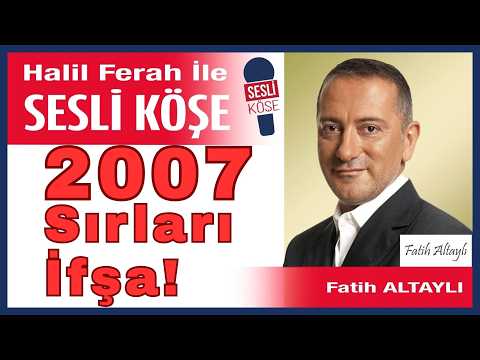 Fatih Altaylı: Erkan Mumcu ve 367 Krizi Gerçeği