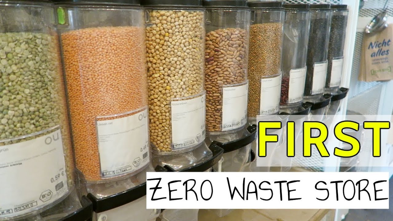 FIRST 100% ZERO WASTE STORE WORLDWIDE || Berlin, Germany - YouTube