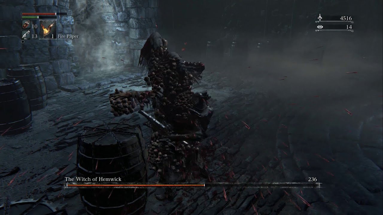 Bloodborne - How To Kill The Witch of Hemwick - YouTube