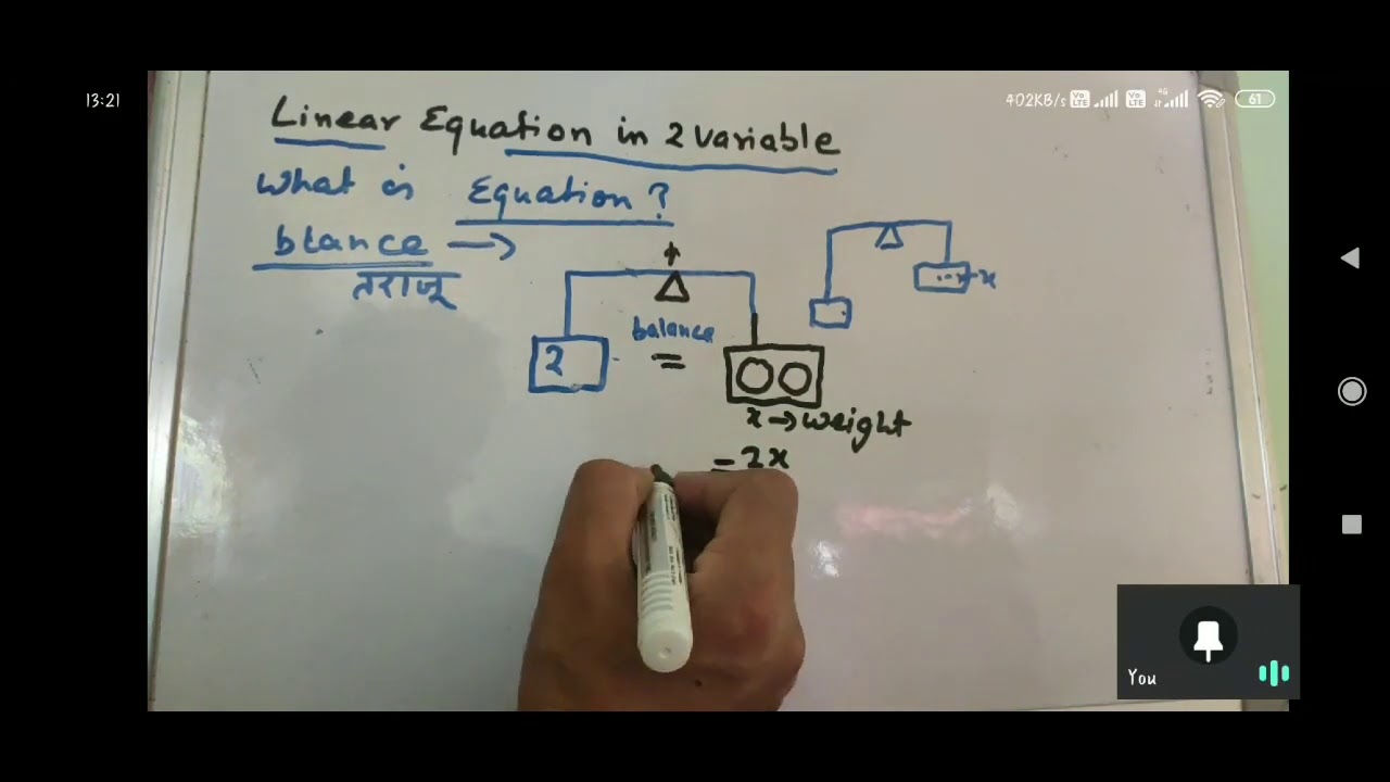 Linear Equation in two Variables Class IX Maths - YouTube