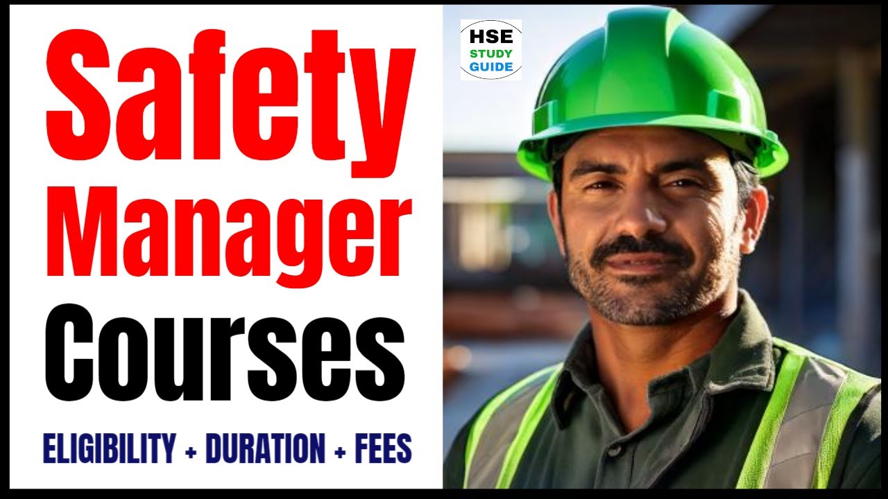 Safety Manager Courses @hsestudyguide - YouTube