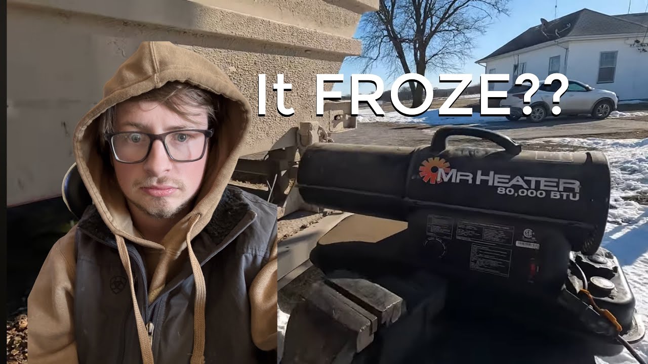 My silage bed froze up! - YouTube