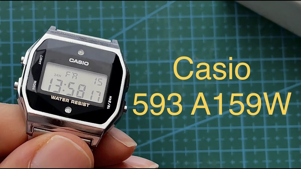 En İkonik Casio 593 A159W Modeli - YouTube