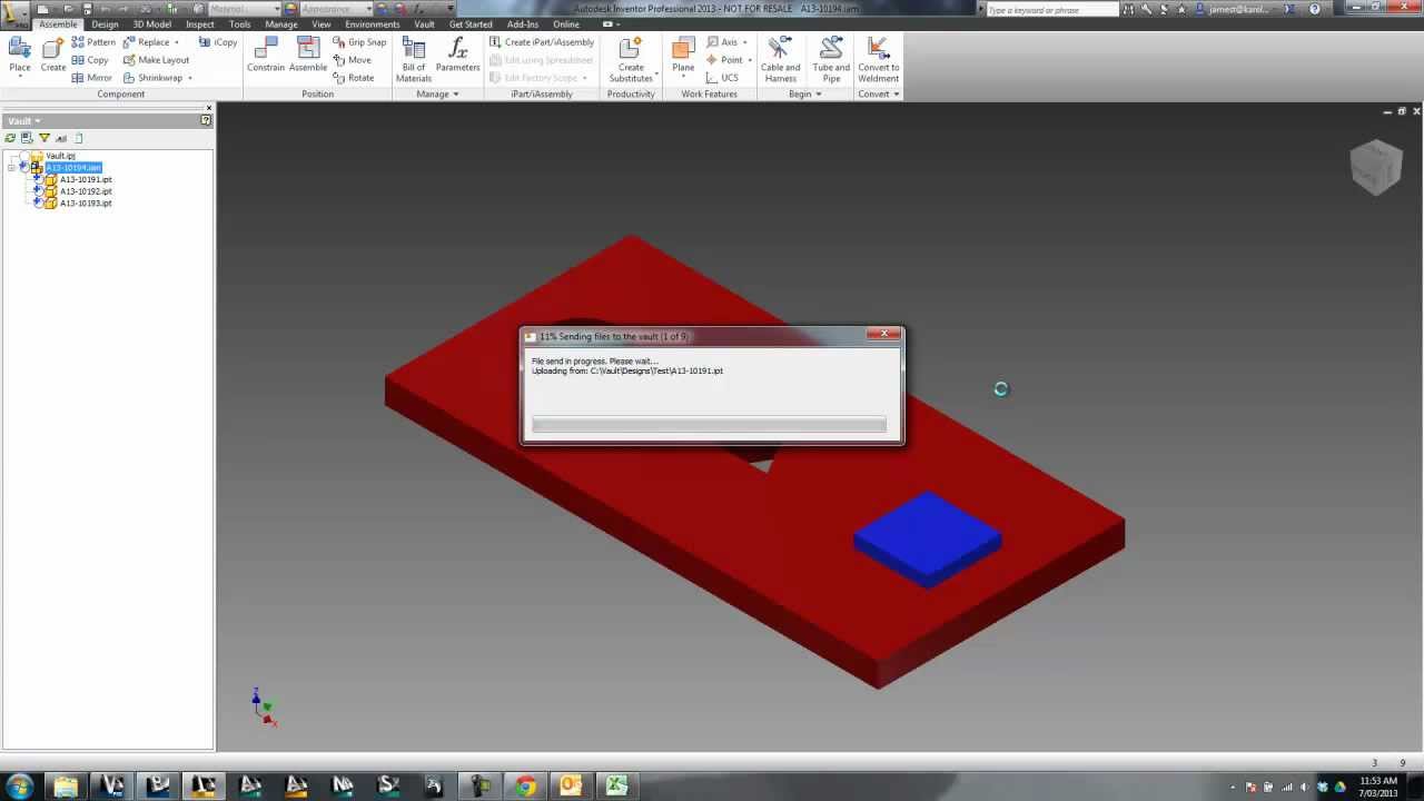 Autodesk Vault - Check-in Related Files - YouTube
