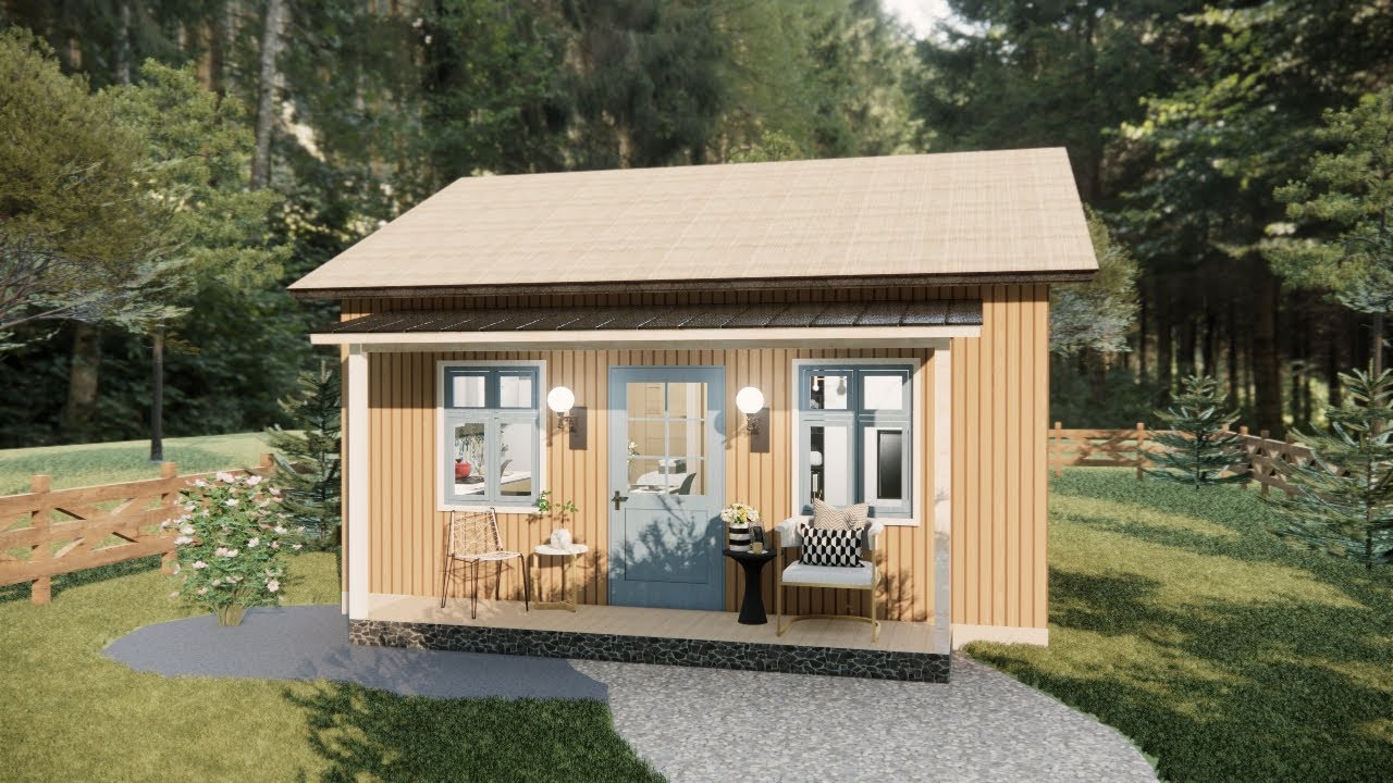 Building a 6x6m / 20x20ft Tiny House – Spacious & Stylish Small Home ...