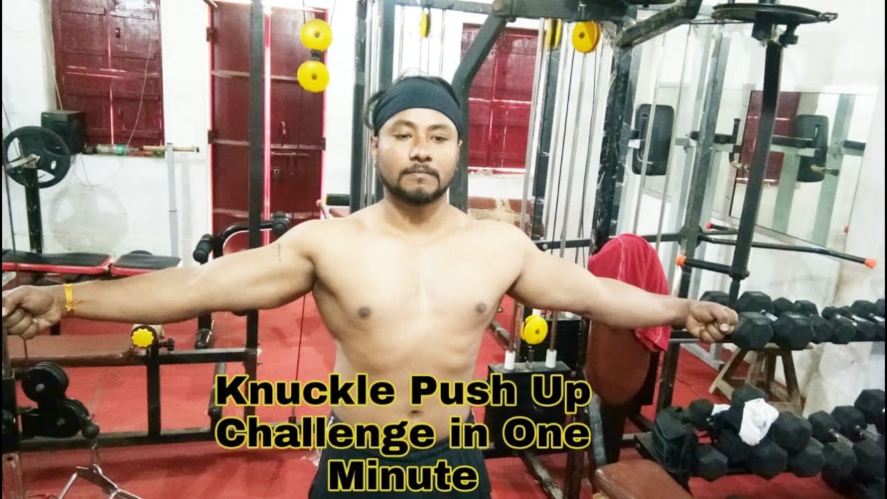 Knuckle push up challenge - YouTube