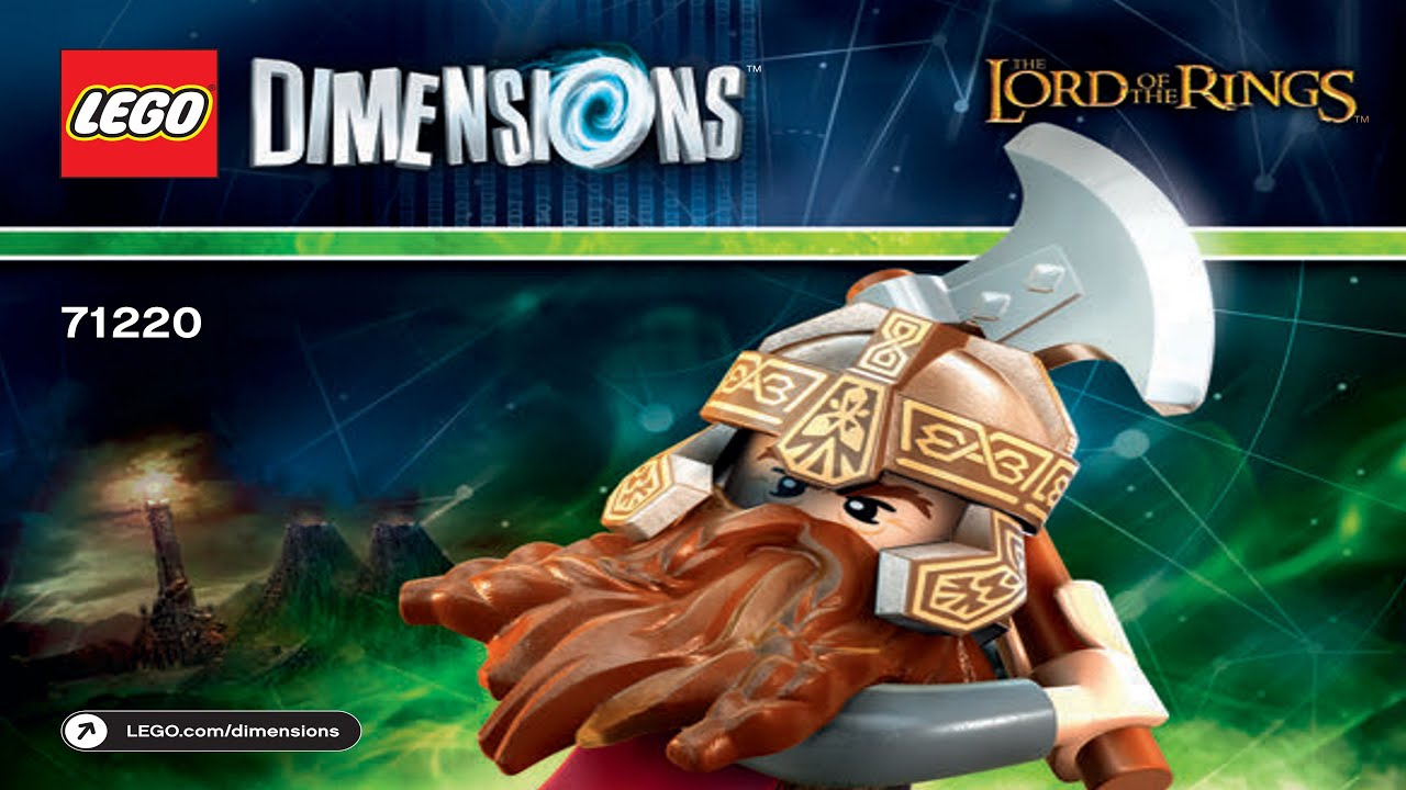 LEGO instructions - Dimensions - 71220 - Gimli™ Fun Pack (All Books ...