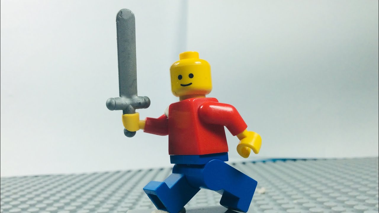 Lego man finds I sword again - YouTube