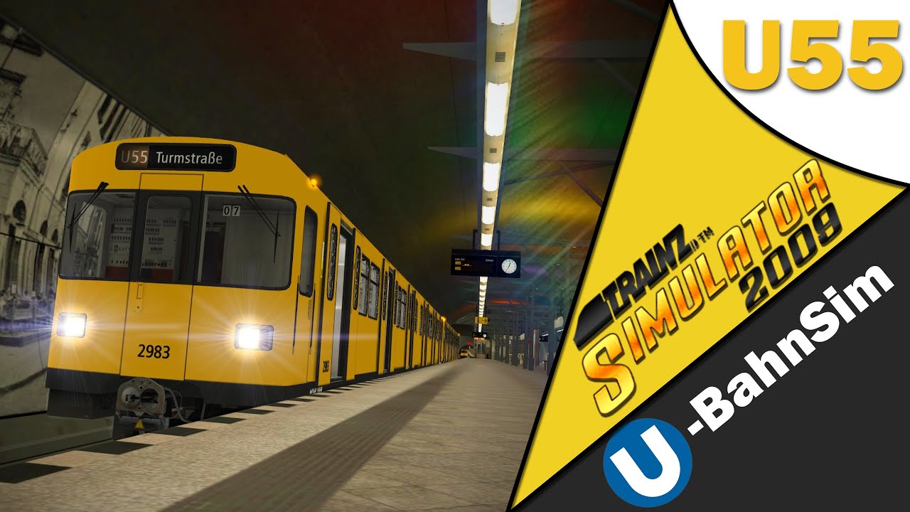 Auf der U55 zur Turmstraße! | U-Bahn Simulator Berlin - Trainz2009 | JM Simulation - YouTube