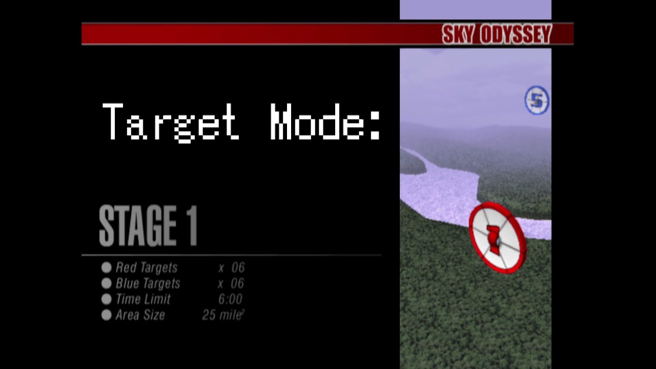 Sky Odyssey (PS2) Playthrough - Target Mode [Stage 1] - YouTube