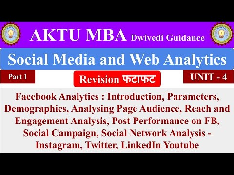 6| Social Media and Web Analytics, Facebook Analytics, Social Media ...