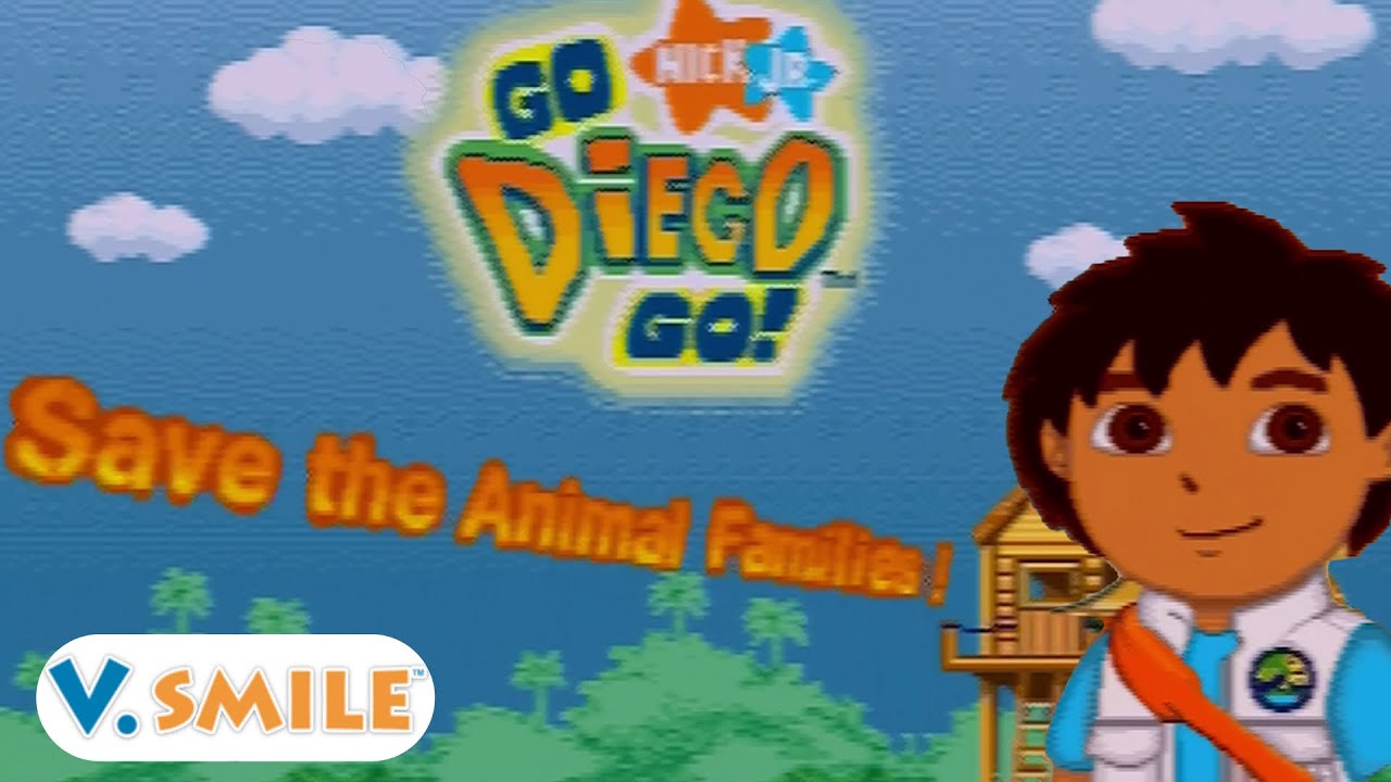 Go Diego Go 🦎 Save the Animal Families! 🇺🇸🇪🇸 Vtech V.Smile Playthrough ...