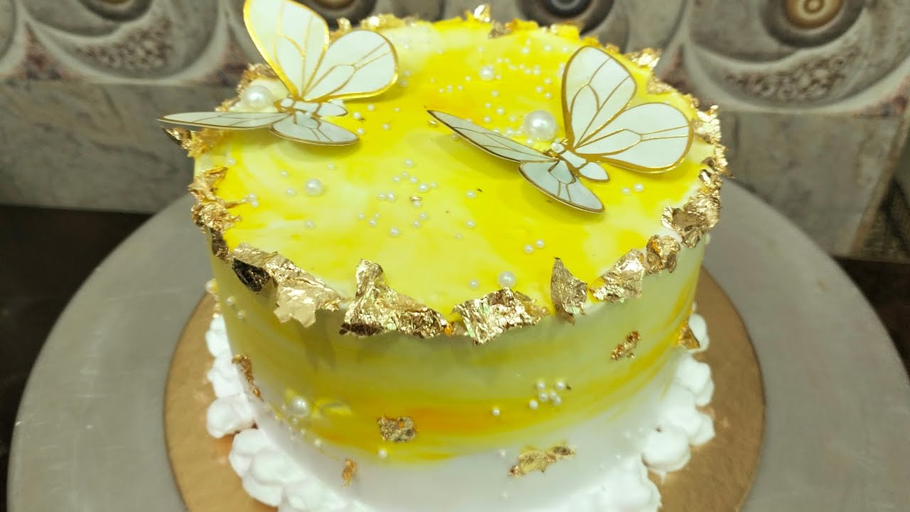 Haldi Cake ️| Simple Haldi Cake Design | Haldi Ceremony Cake Design ...