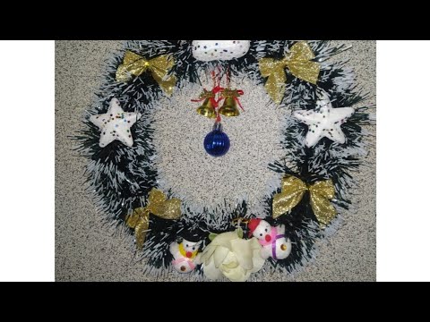 ~• Yeni il❄️☃️ , Qapi çelengi🎄 (Əl işi 2️⃣)