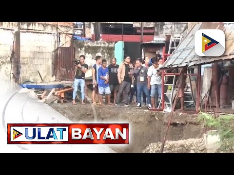 Riprap sa Brgy. Calamba, Cebu City, bumigay dahil sa matinding buhos ng ulan