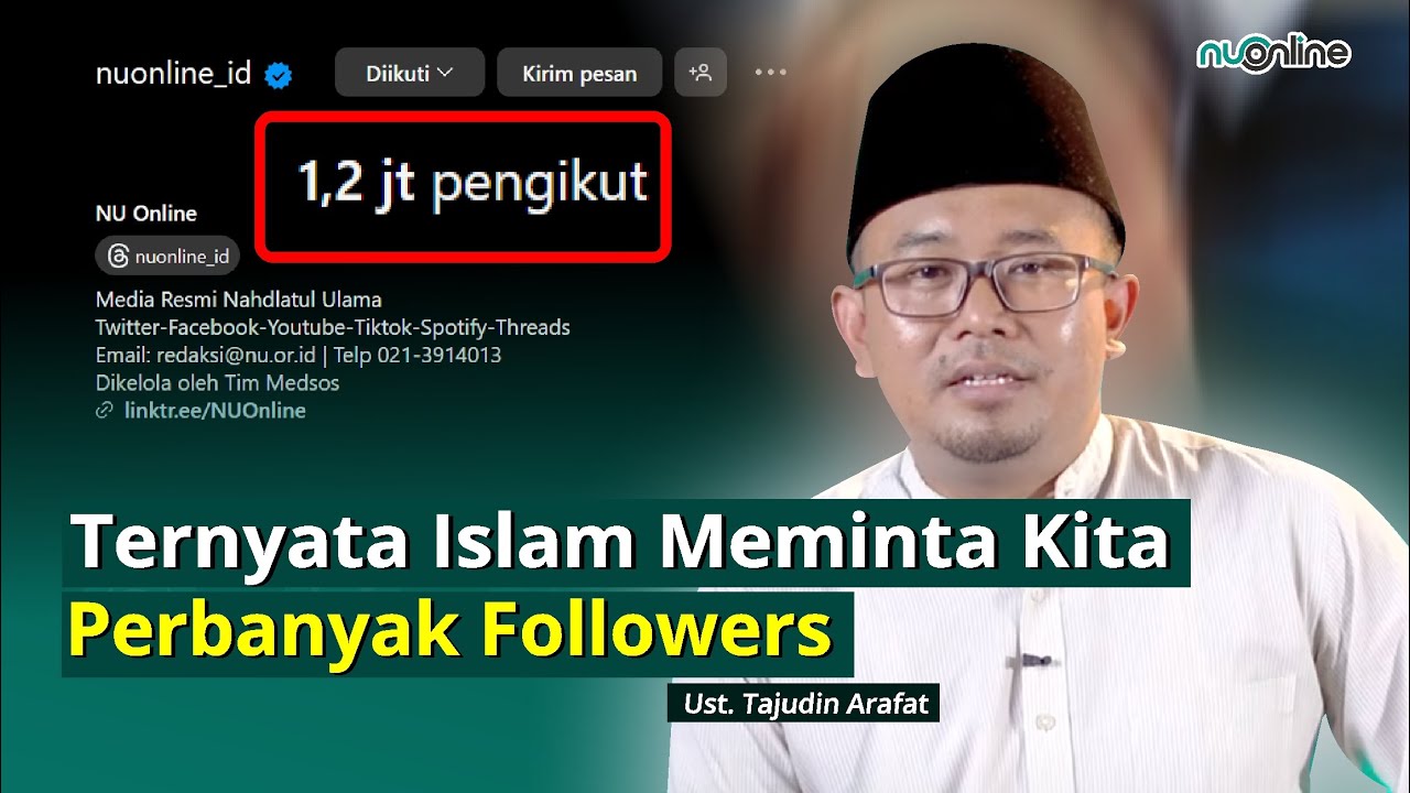 Hikmah Terbesar Apabila Mempunyai Pengikut Banyak | Ust. Tajudin Arafat ...