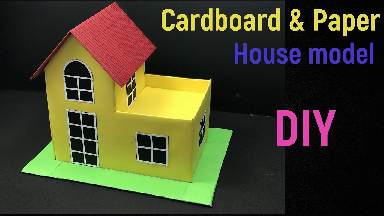 cardboard house | Paper house model | cardboard house model | diyas ...