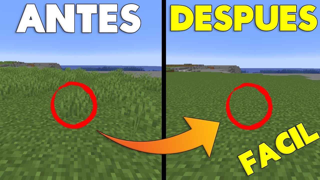 COMO NO VER LA HIERBA/CESPED🌿🌿 EN MINECRAFT´1.20 2024 | COMO OCULTAR ...