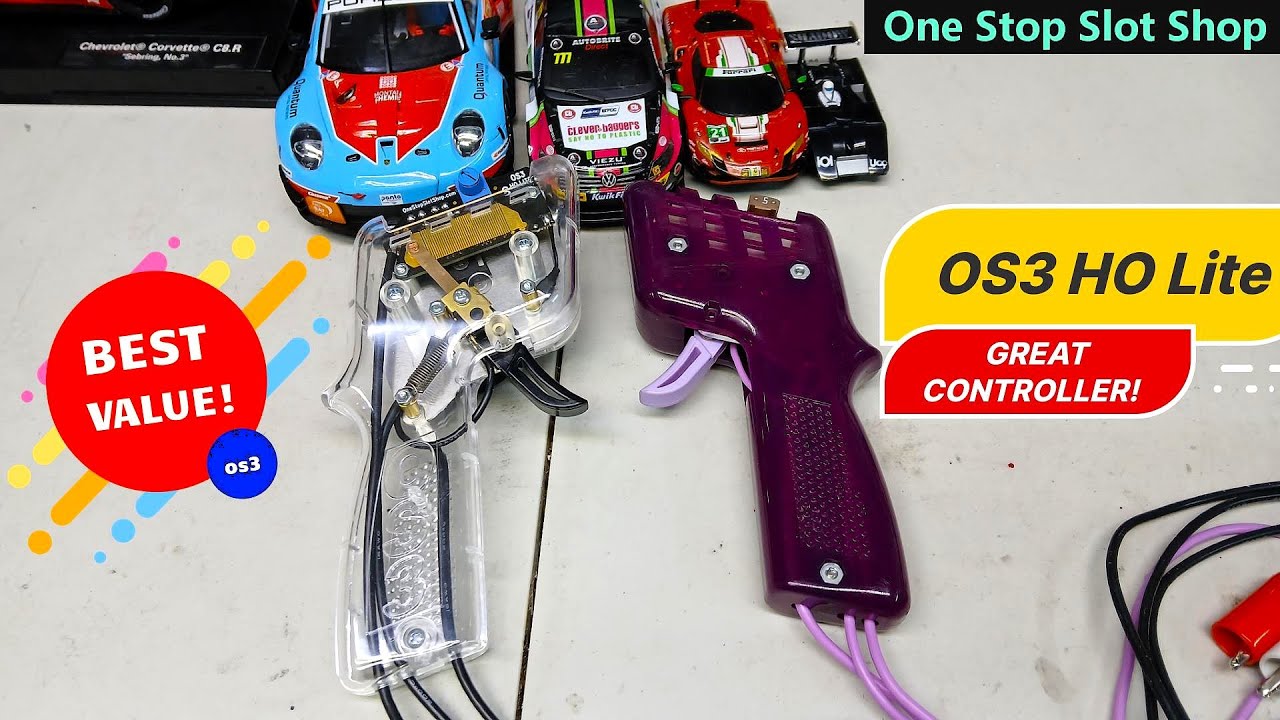 OS3 HO Lite best slot car controller tested with all scales! - YouTube