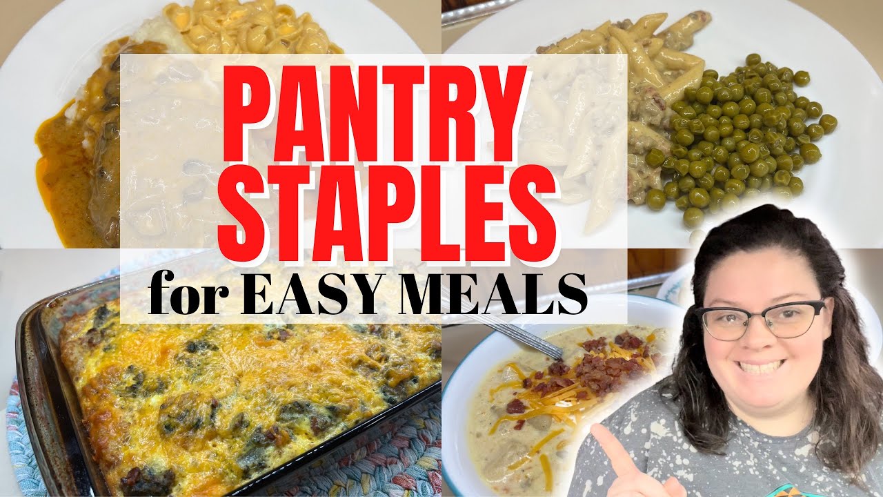 Stock Up on PANTRY STAPLES to Make QUICK and EASY Recipes || Shop From ...