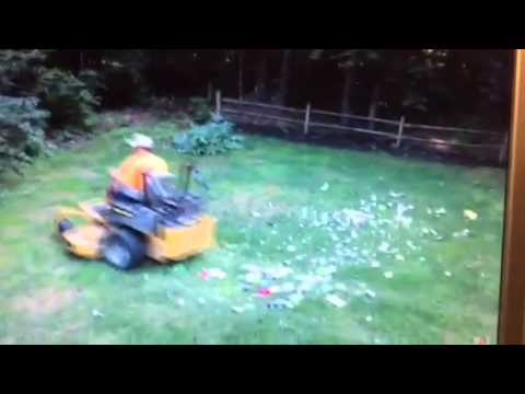 Angry Dad Runs Over Son's Video Games - YouTube