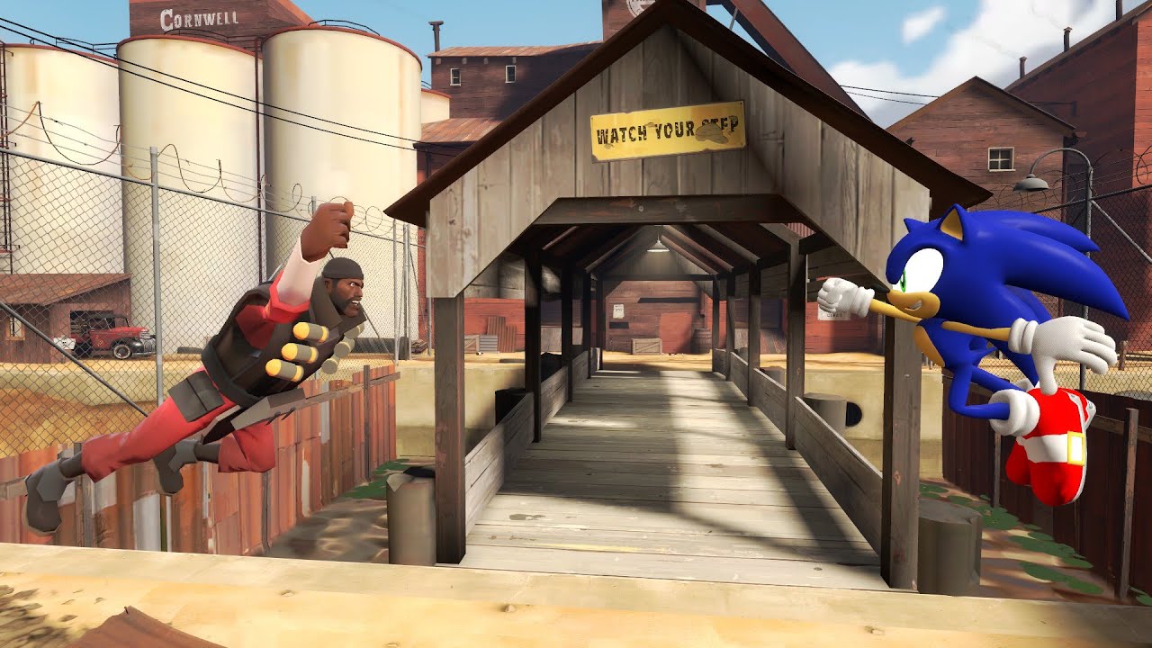 sonic vs tf2 - YouTube