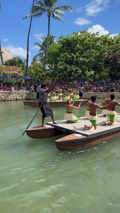 Polynesian culture center performance, Hawaii - YouTube