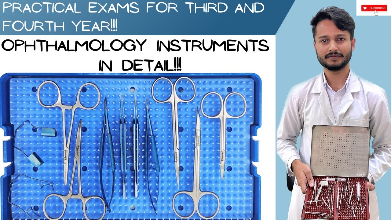Ophthalmology Instruments For Practical In Detail| KU TU Students ...