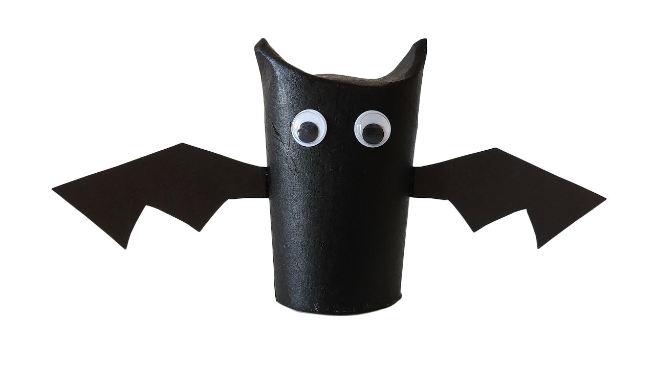 Jak Zrobić Nietoperza Z Papieru DIY - How To Make Paper Bat Easy - YouTube
