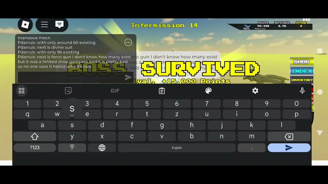 my top 5 rarest items in Roblox mega boss survival - YouTube
