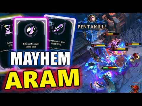 ARAM MAYHEM PENTA and Random Moments LoL Montage #593
