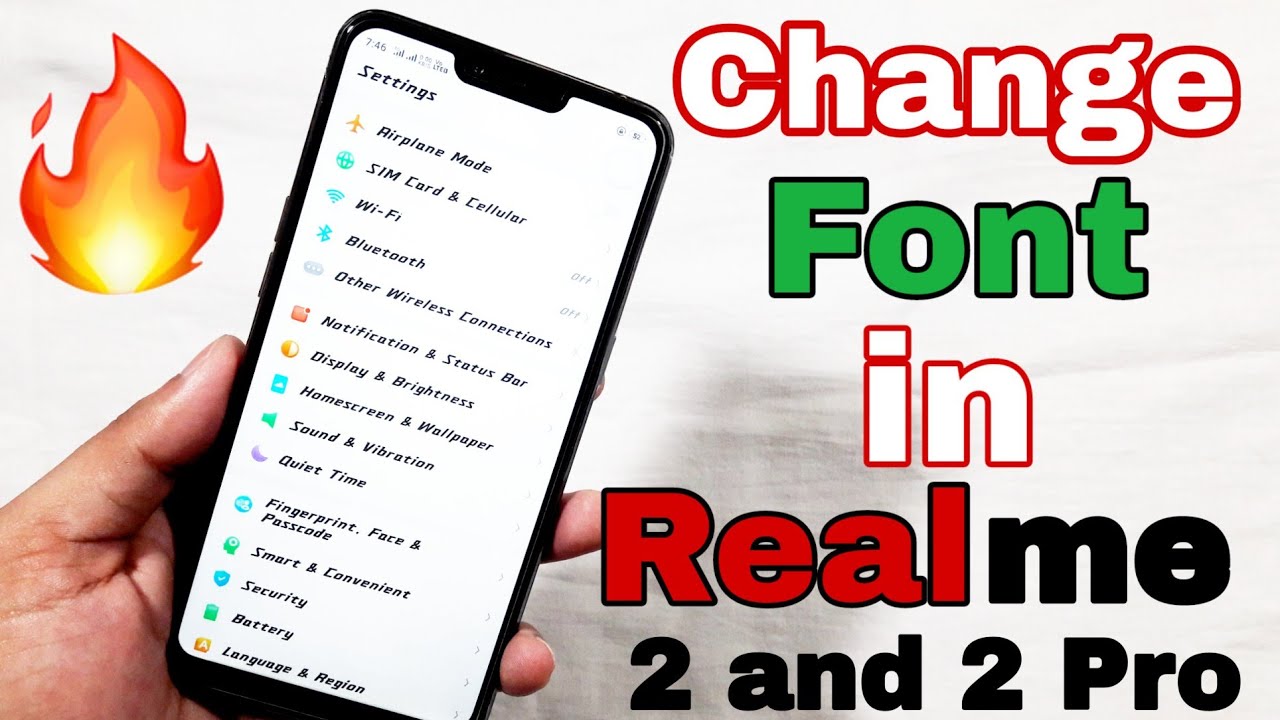 Hindi How To Change Font Style In Realme 2 Or Any Realme Devices Change Font In Realme 2 hindi-how-to-change-font-style-in-realme-2-or-any-realme-devices-change-font-in-realme-2