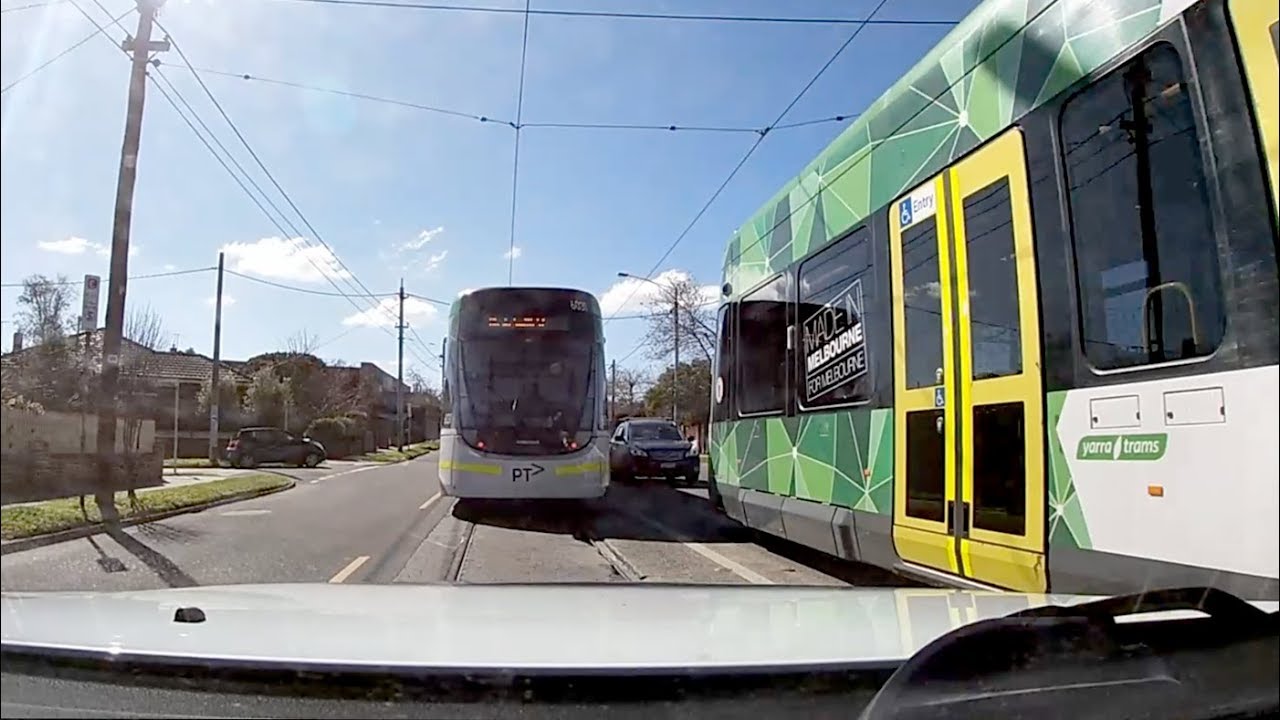 Driving with Trams - Melbourne Route 86 - August 2019 - YouTube