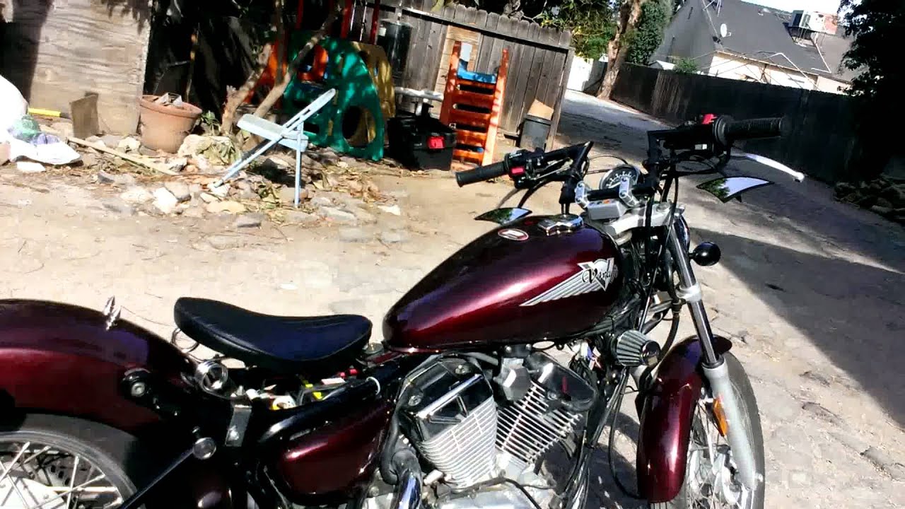 Virago 250 mini bobber build update #2 - YouTube