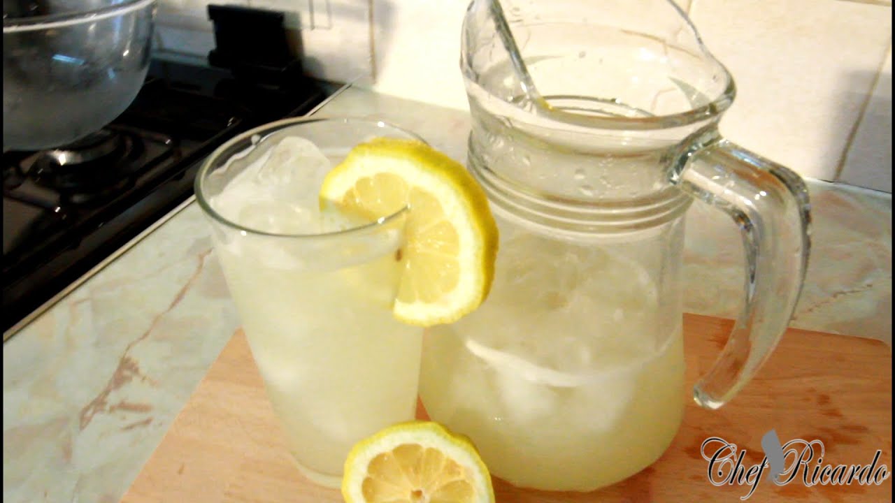 Lemonade Drink Recipe Summer Bbq Drink!! | Recipes By Chef Ricardo ...