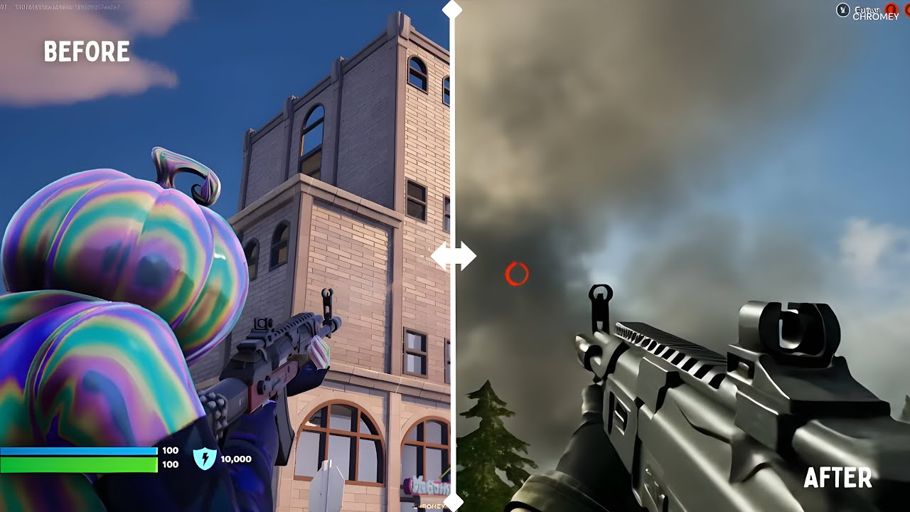 Turning Fortnite Into Call Of Duty Using AI | Fortnite | Epic Graphics ...