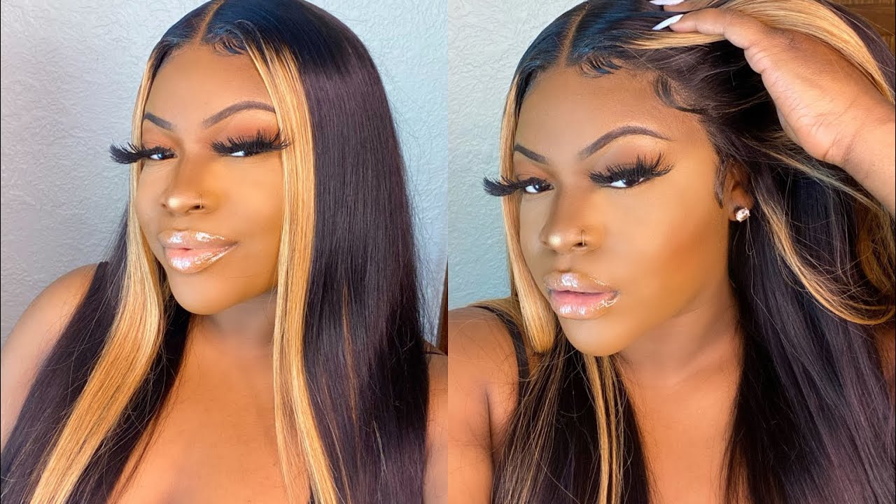 Baby Hairs On A Lace Frontal Tutorial | ft. Jurllyshe Hair(AfricanMall ...