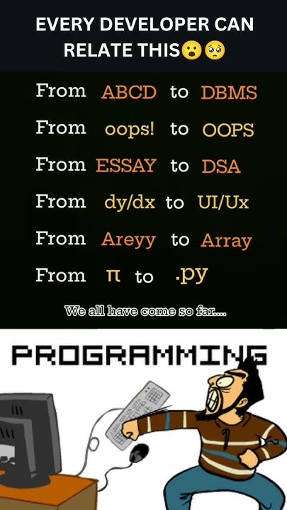 Every Developer Has Come A Long Way 😮🥺codewithyash Coding Javascript Frontend Backend Youtube