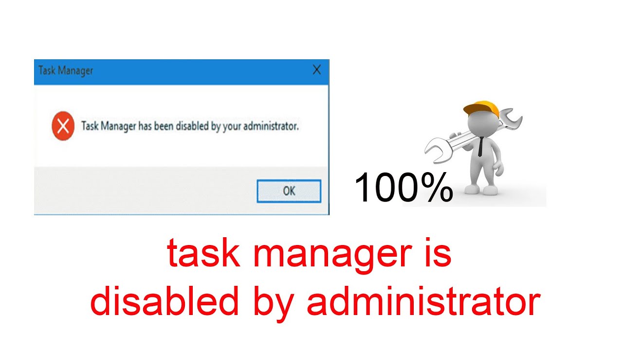 task manager is disabled by administrator. Fix in seconds - YouTube
