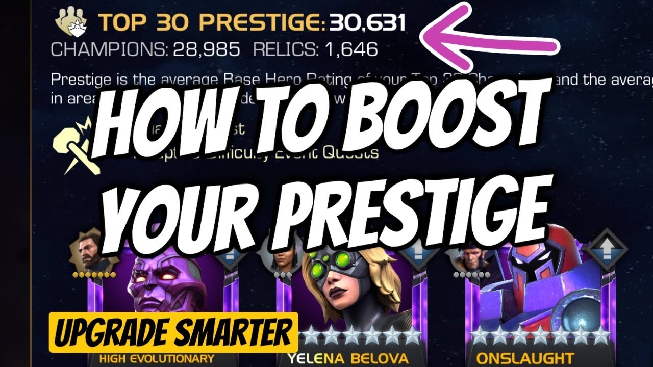 How to Boost Your Prestige in MCOC 2025 - YouTube