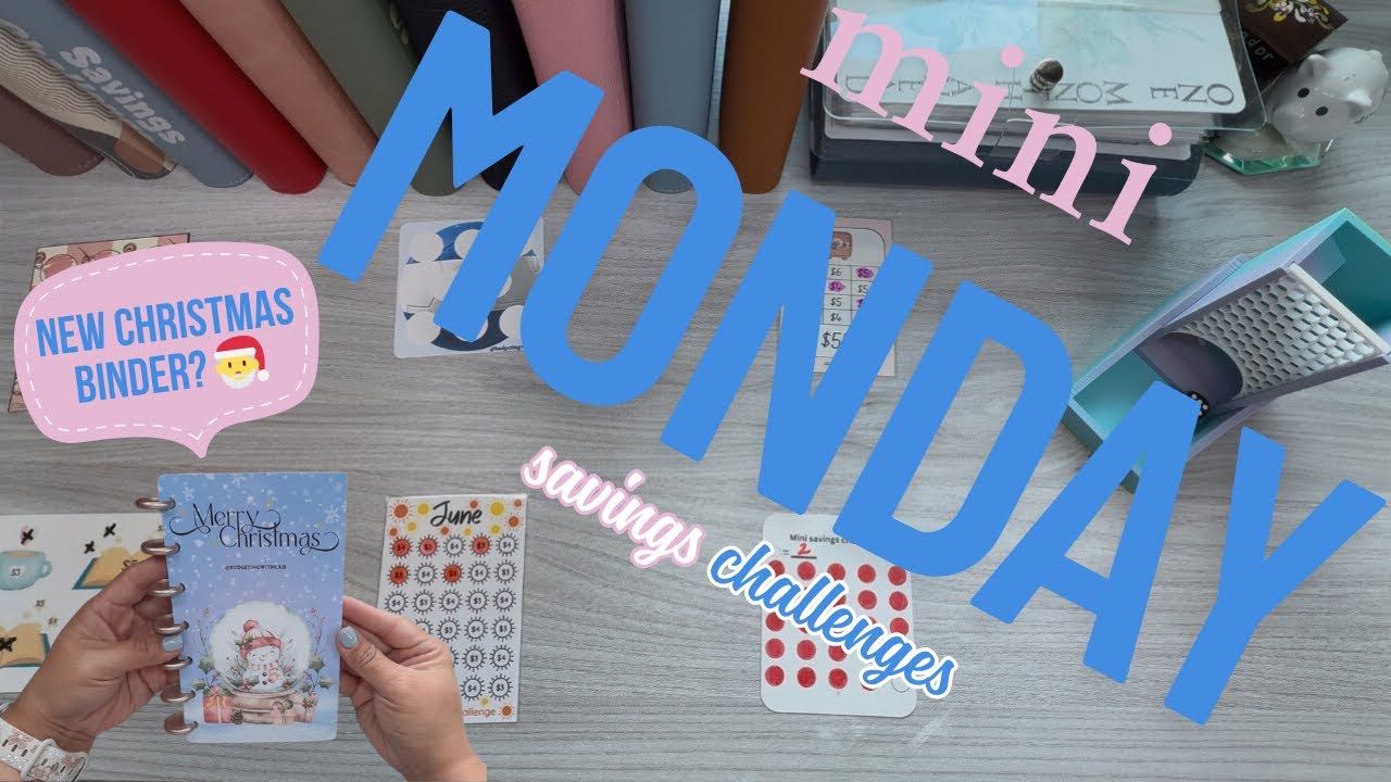 it's my last mini monday for a while | roll and save | save with me ...