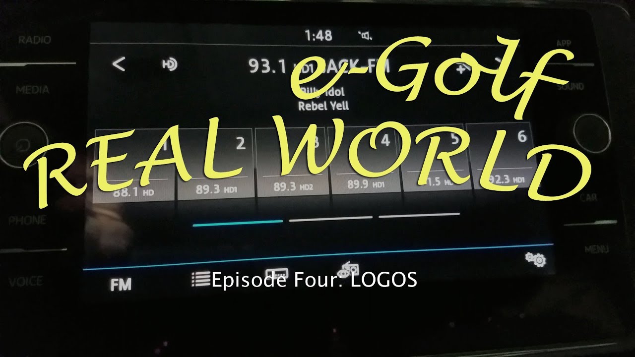 e-Golf Real World adding radio station LOGOS - YouTube