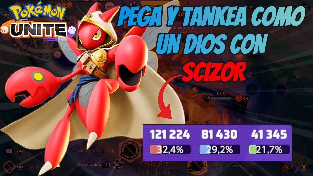 MEJOR BUILD PARA SCIZOR | POKEMON UNITE - YouTube