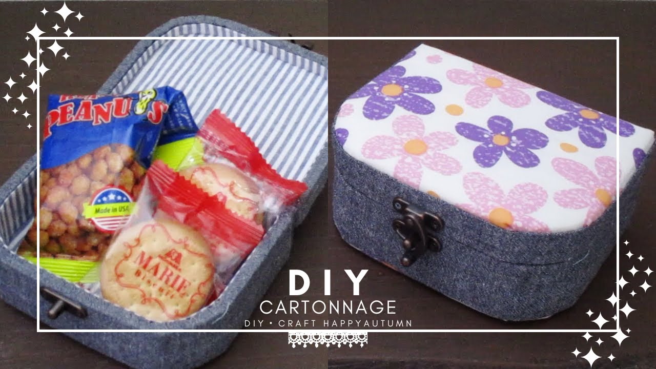 DIY Cartonnage Case / from Recycled Cardboard and favorite cloth ...