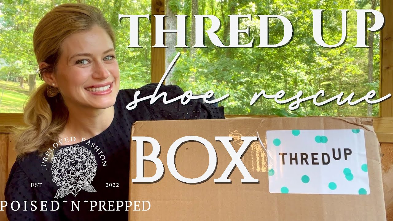 My First Time Getting A Thred Up Shoe Rescue Box! Unboxing & Review ...