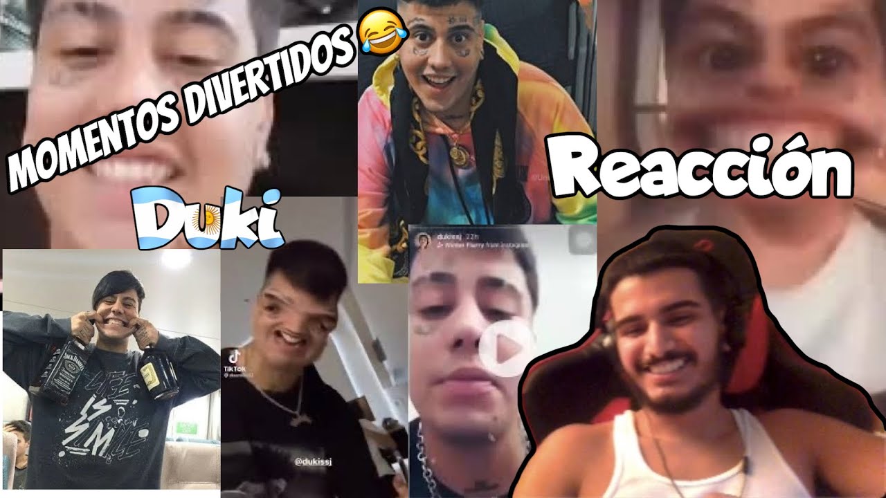 Reaccionando a Momentos divertidos de Duki 😂🇦🇷 - YouTube