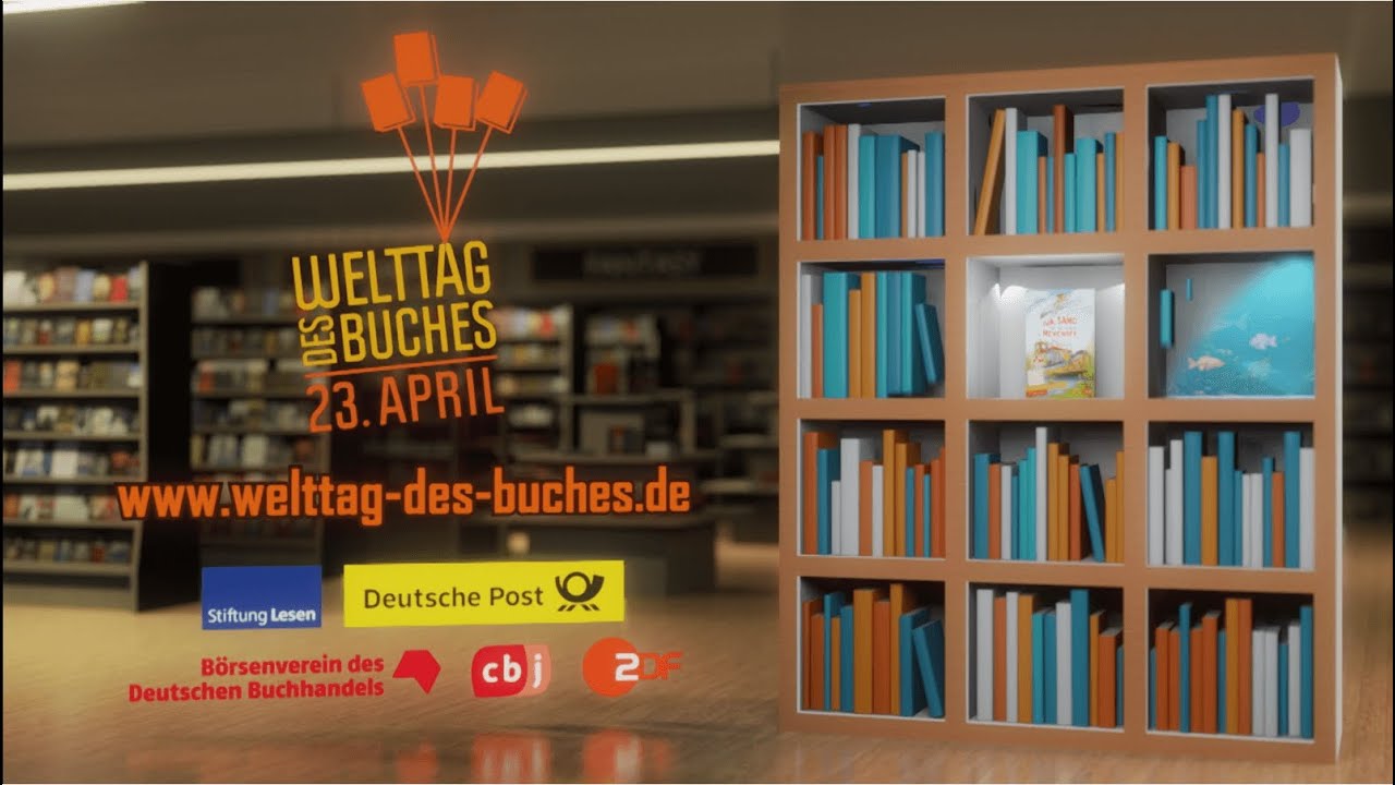 Neuer Spot zum Welttag des Buches am 23. April - YouTube