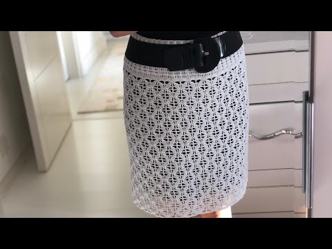 Kelebek Modeli Tığ İşi 🧶 Yazlık Kadın Etek Yapılışı/Tığ İşi Dantel Etek Yapımı/Örgü Etek Modeli