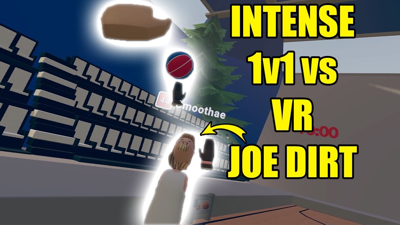INTENSE 1v1 vs THE VR JOE DIRT | Rec Room Basketball Gameplay - YouTube